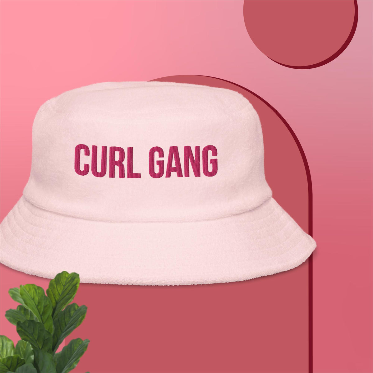 Curl Gang Unstructured Terry Cloth Bucket Hat – Hause of Curls