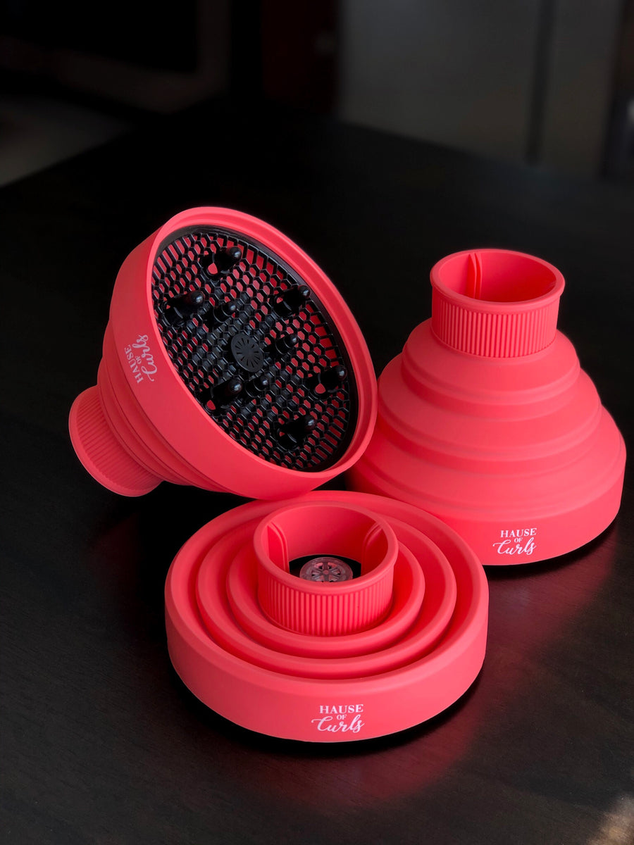 Hause of Curls Coral Collapsible Diffuser